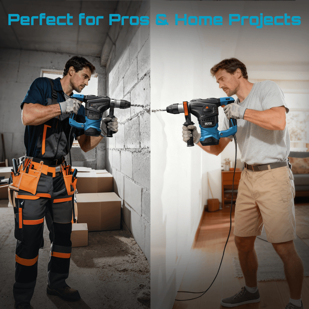 SDS-Plus Rotary Hammer Drill 13A 1-1/4" | Seesii Corded 6J — SeeSii