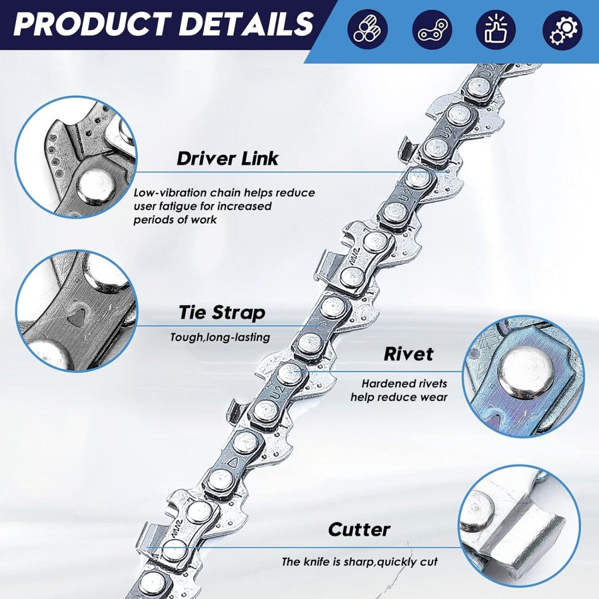 Seesii Mini Chainsaw Chain Replacement — SeeSii