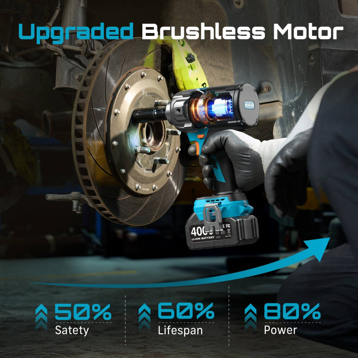 SEESII WH16 Ultra Pro | 1/2" Cordless Impact Wrench 1600 Nm — SeeSii