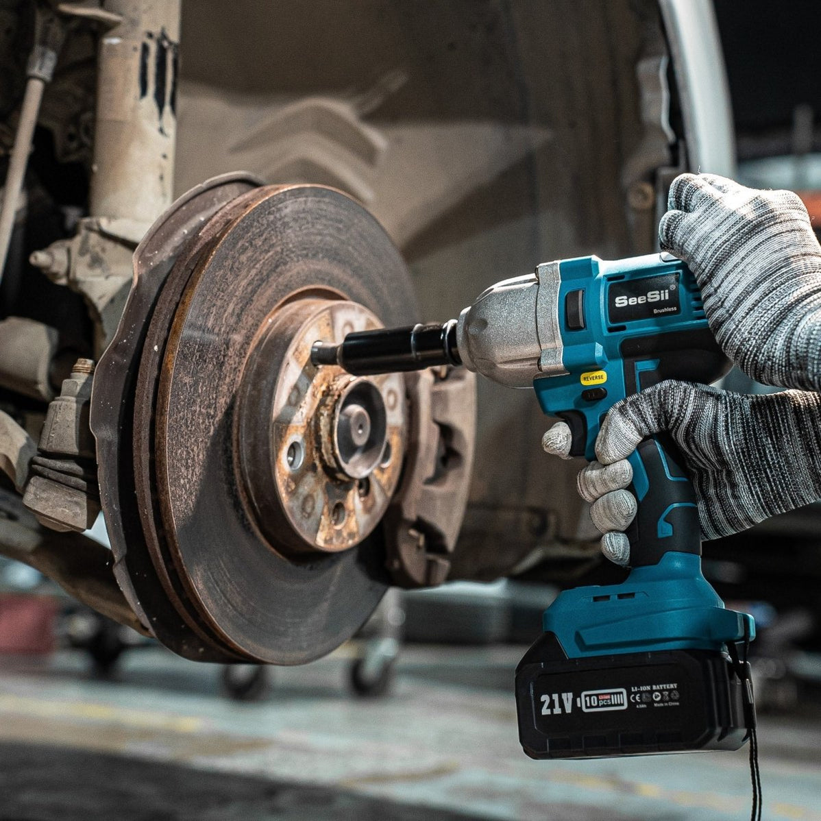 Cordless Impact Wrench Gun | Cordless & Electric Impact Wrench — SeeSii