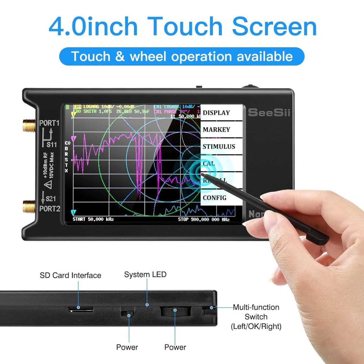 Nanovna Antenna Analyzer | Analyzer Antenna — SeeSii