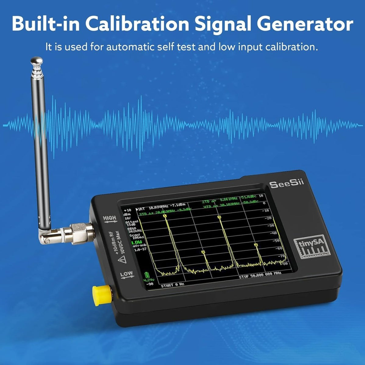 Spectrum Analyzer – Real-Time RF & Audio Analysis — SeeSii