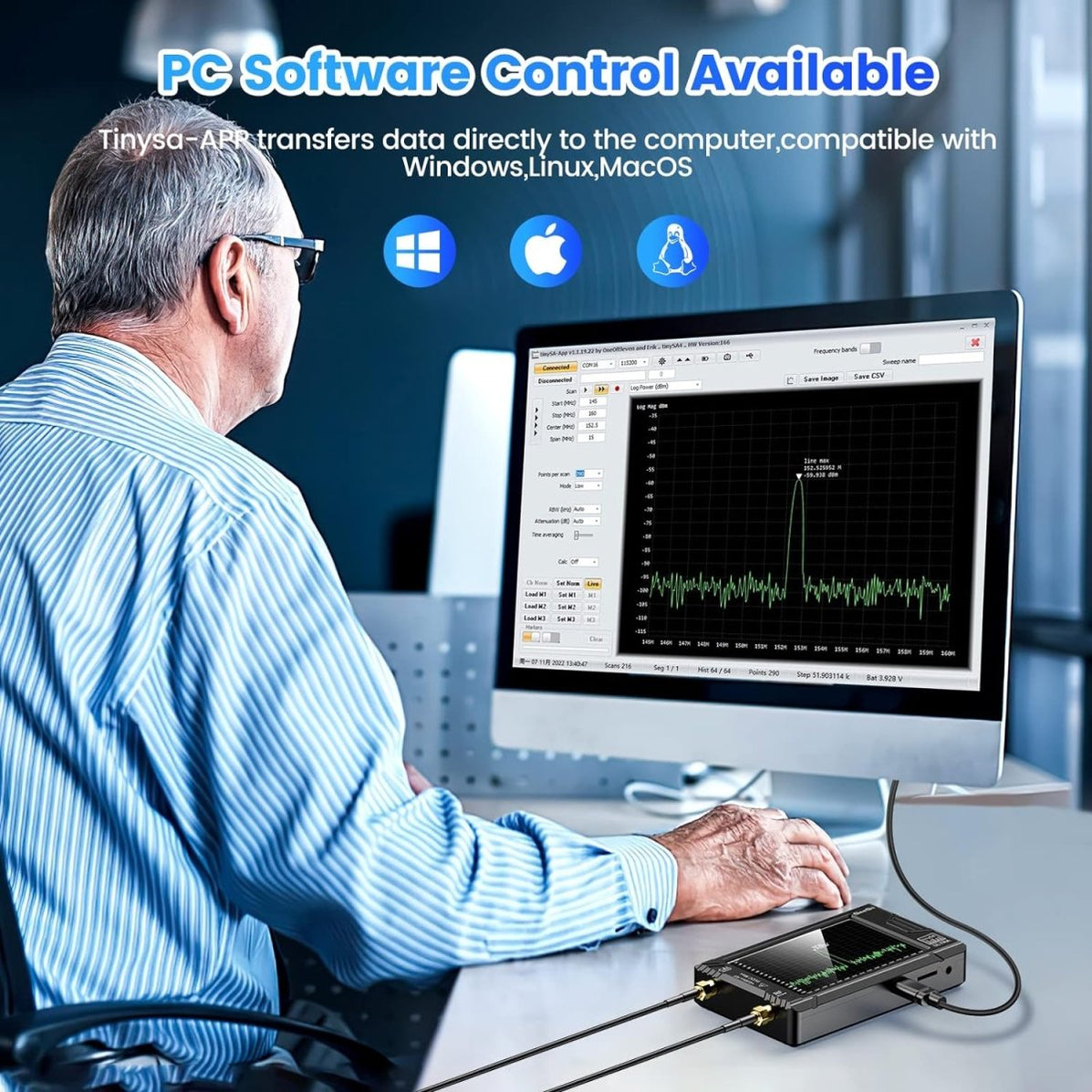 Spectrum Analyzer – Precision RF & Audio Display — SeeSii