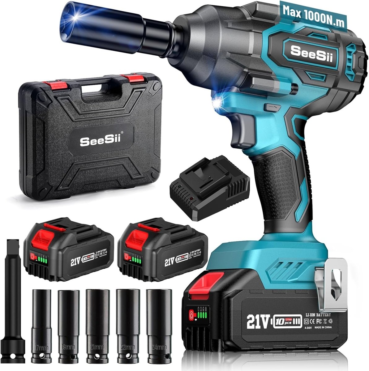Cordless Impact Wrench Gun | Cordless & Electric Impact Wrench — SeeSii